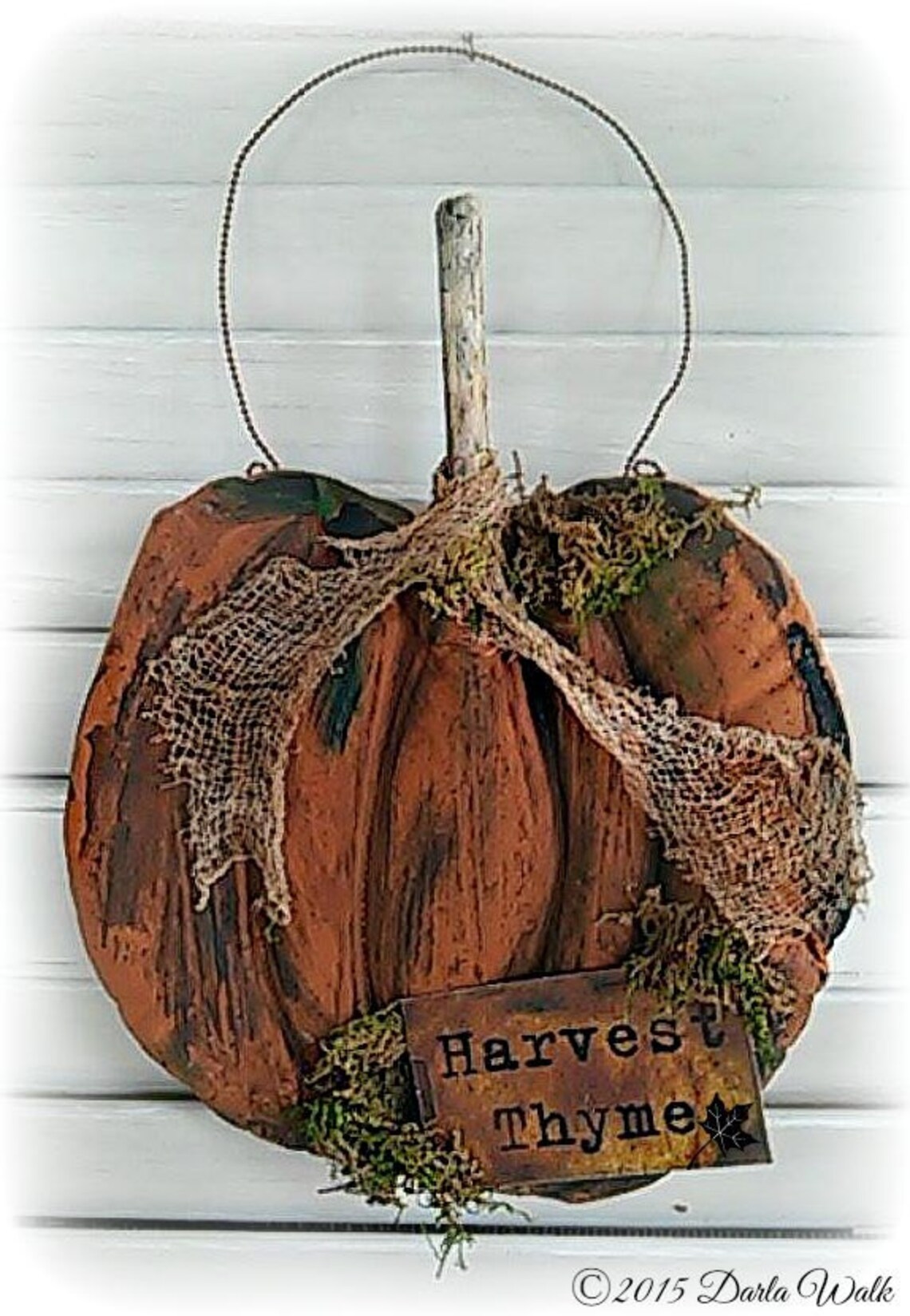 Primitive Pumpkin Pattern | Paper Pattern | Folk Art Pumpkin Pattern ...