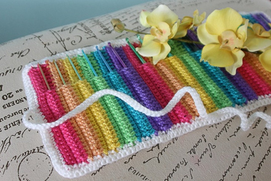 Instant Download - CROCHET PATTERN PDF Love Knot Crochet Hook Organizer ...