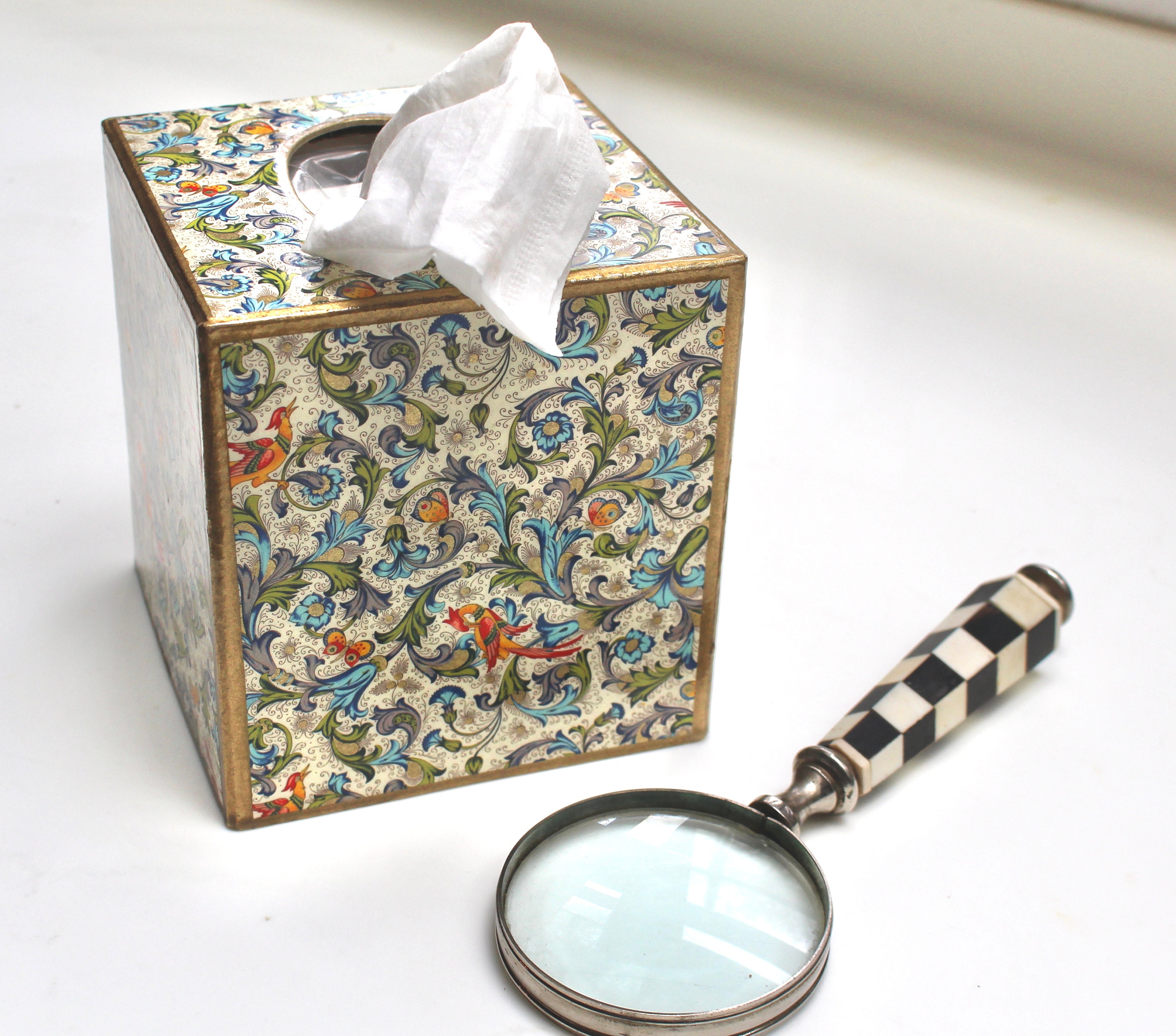 Italian Florentine Tissue Box Cover No. 2 - Etsy
