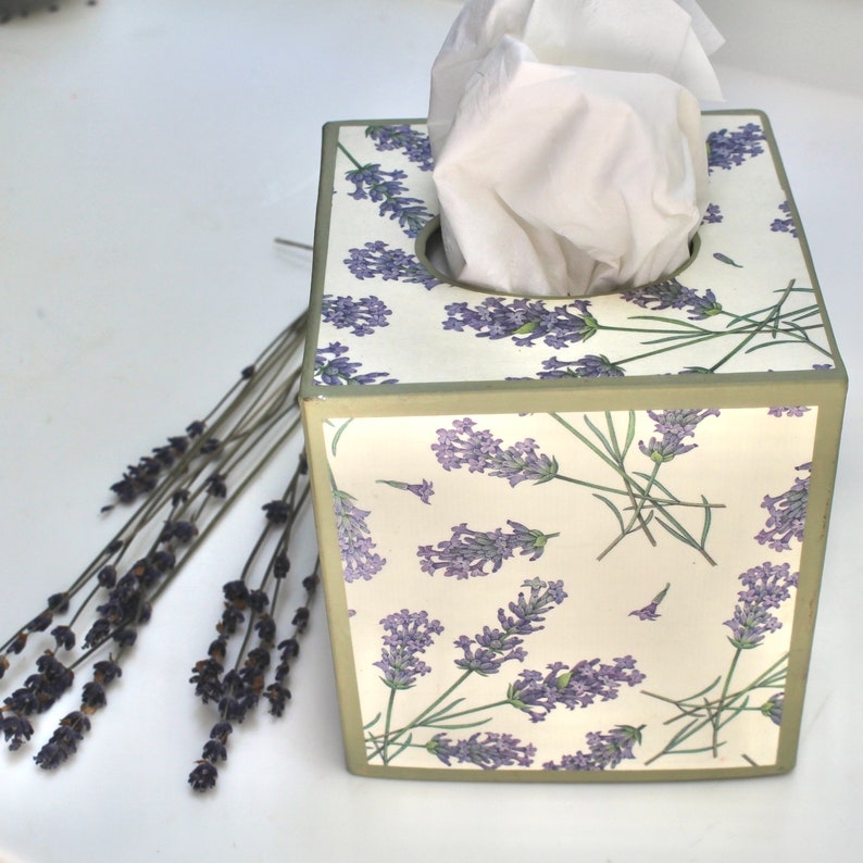 Soft Lavender Tissue Box Cover - Etsy