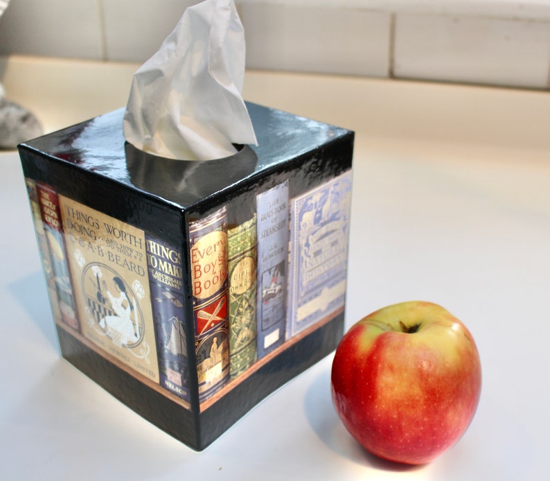 Children's Books Tissue Box Cover - Etsy