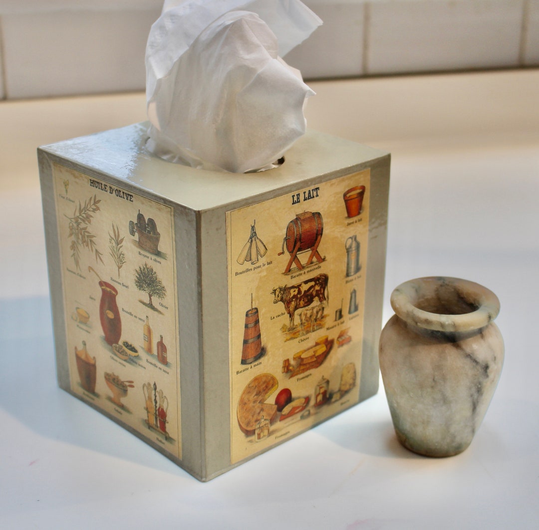The French Kitchen Tissue Box Cover - Etsy