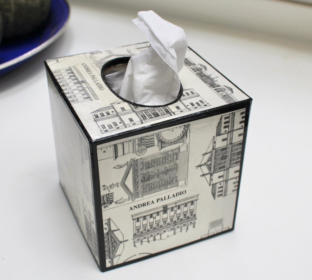 Palladio Architecture Tissue Box Cover - Etsy
