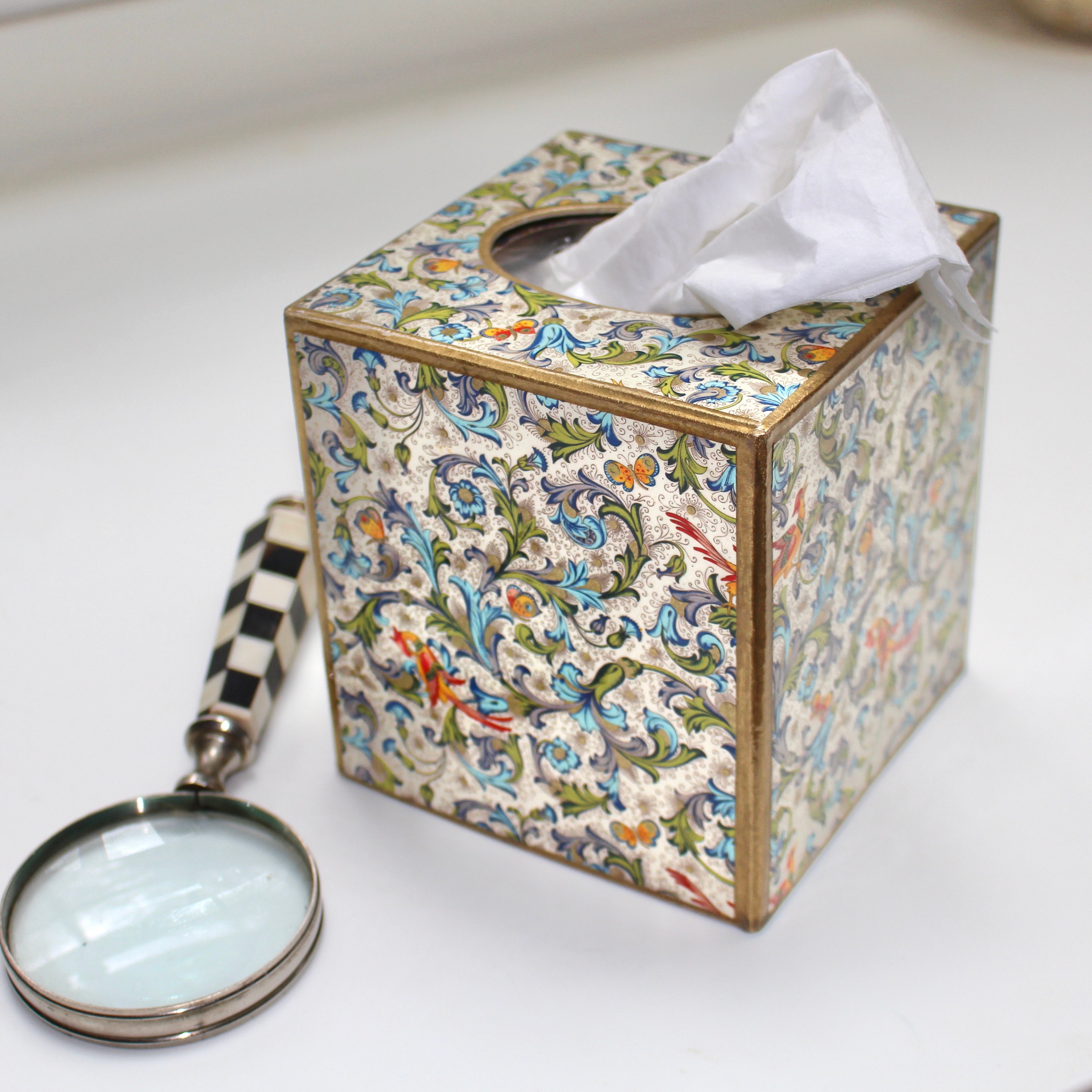 Italian Florentine Tissue Box Cover No. 2 - Etsy