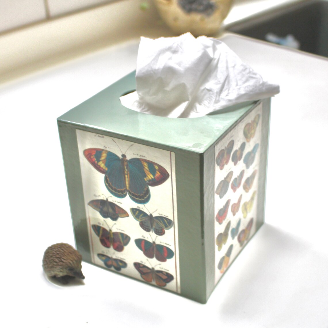 Butterflies Tissue Box Cover - Etsy
