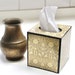 Lotus Art Deco Tissue Box Cover - Etsy
