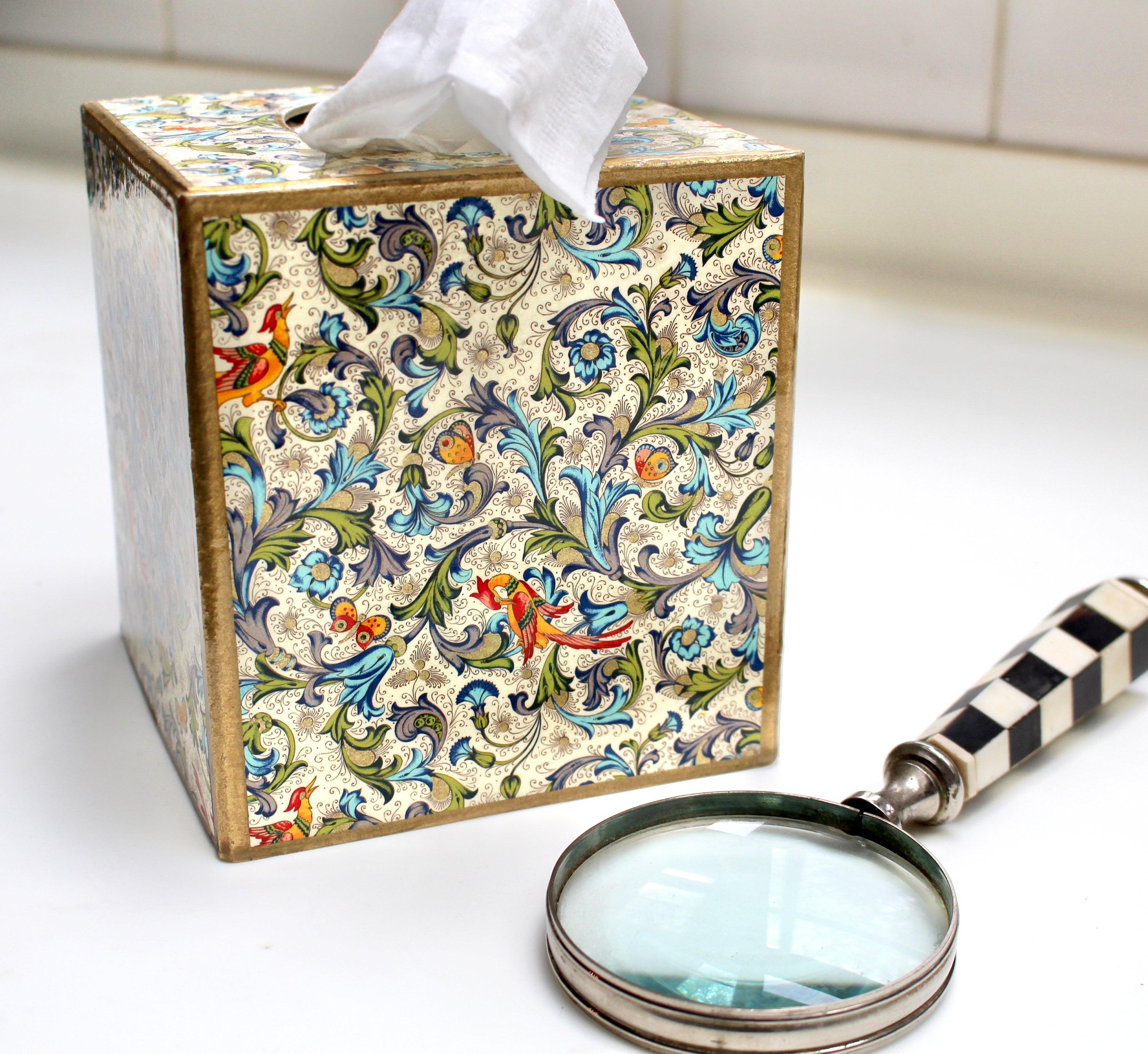 Italian Florentine Tissue Box Cover No. 2 - Etsy