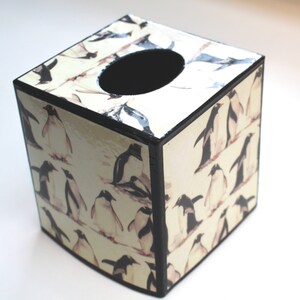 Penguin Tissue Box Cover - Etsy