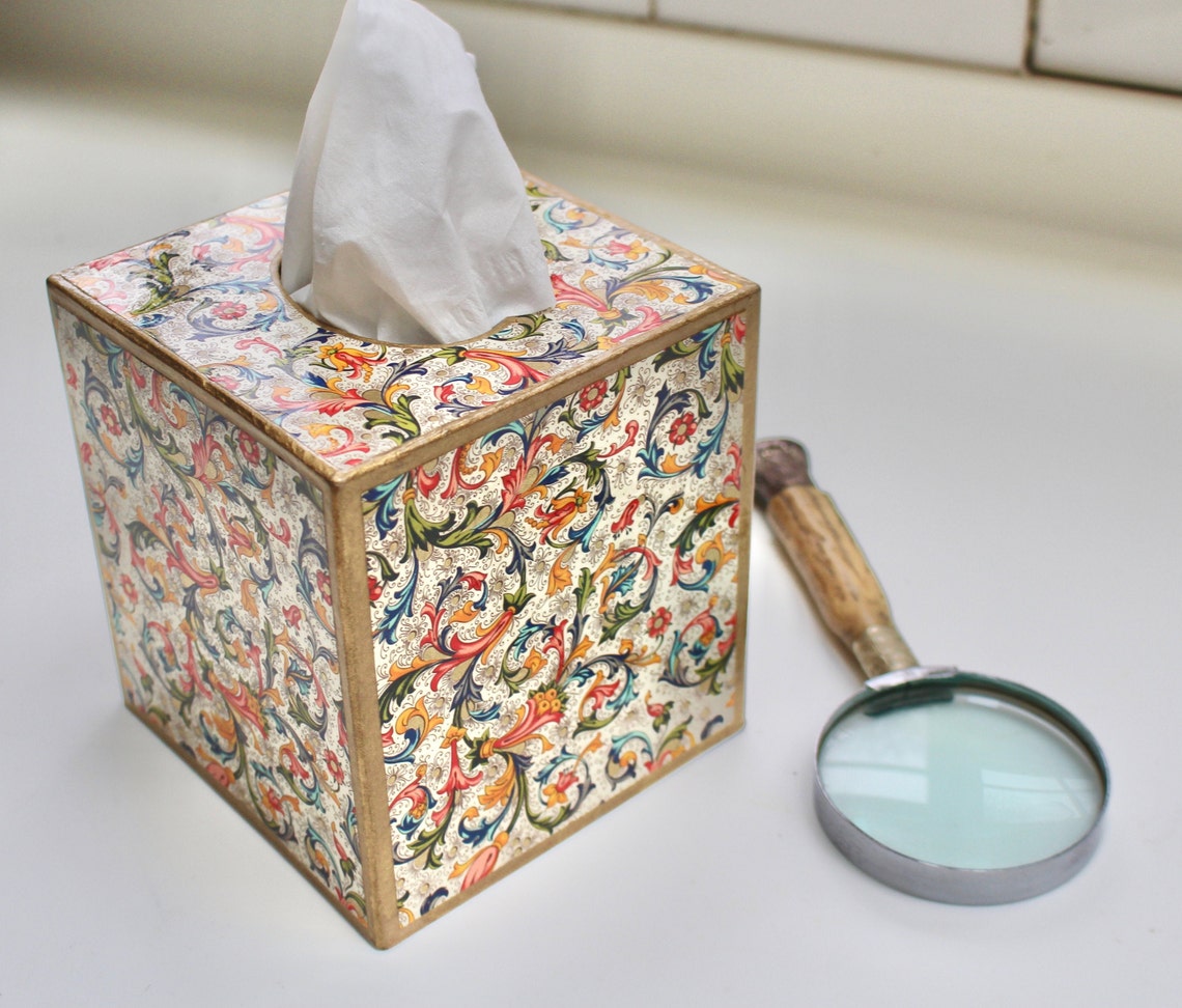 Italian Florentine Tissue Box Cover - Etsy