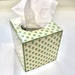 Lotus Art Deco Tissue Box Cover - Etsy