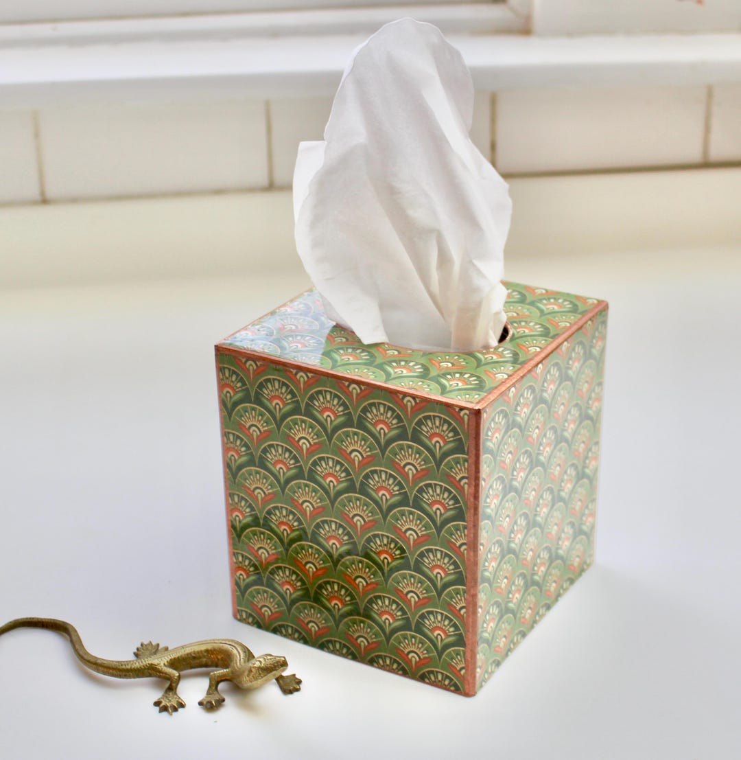 Mayfair Art Deco Tissue Box Cover - Etsy