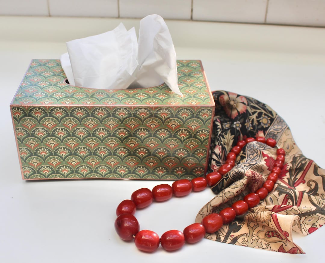 Mayfair Art Deco Large Tissue Box Cover - Etsy
