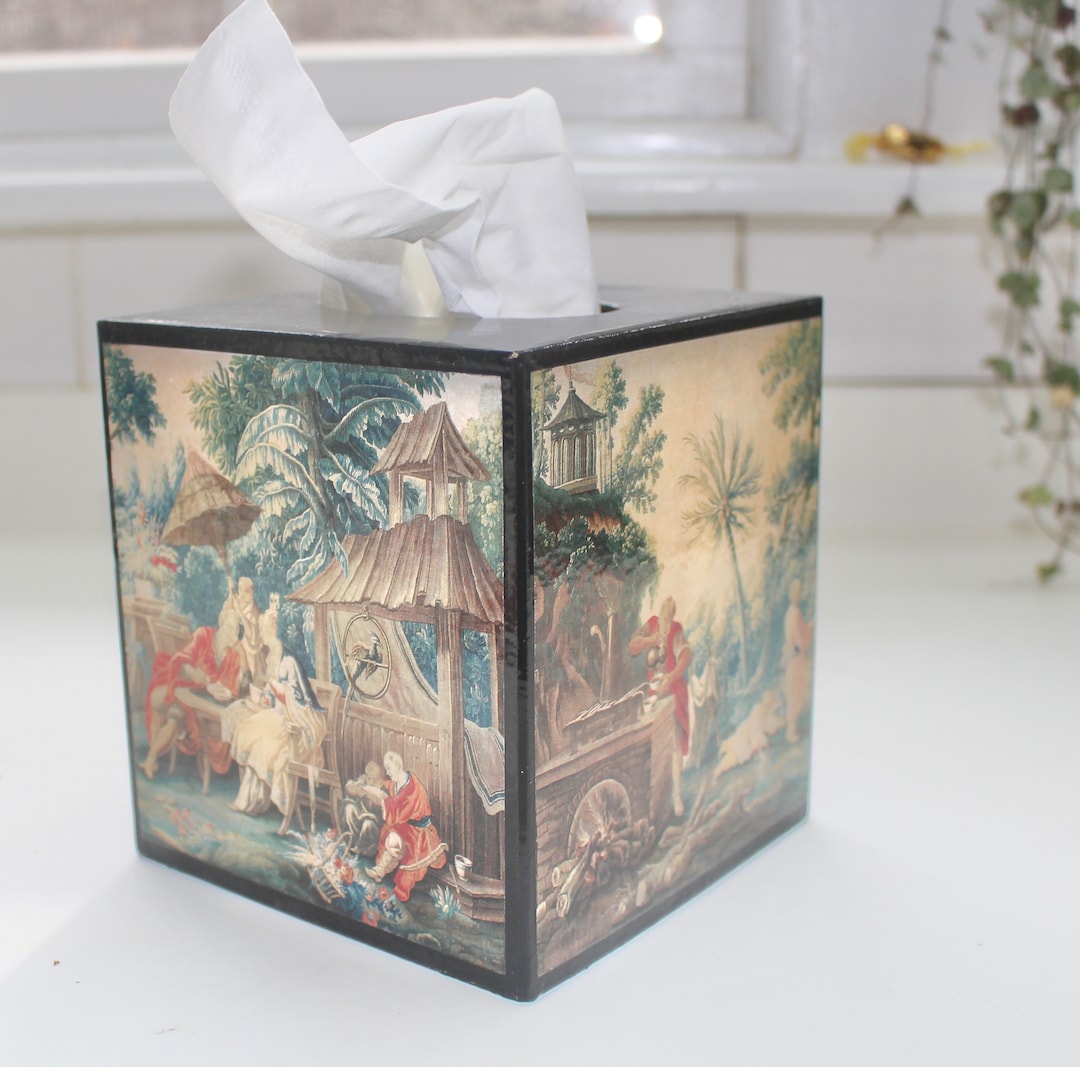 Tea-time in Old Nanking Tissue Box Cover - Etsy