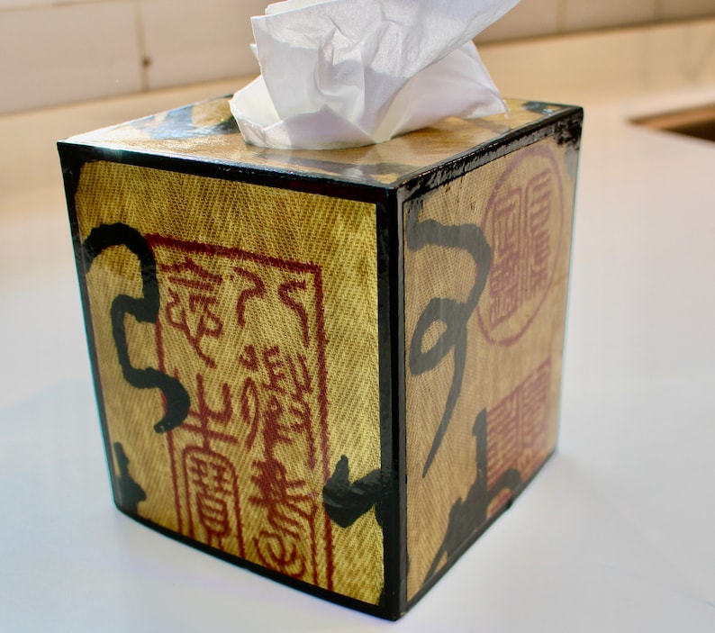 Asian Tissue Box Cover - Etsy