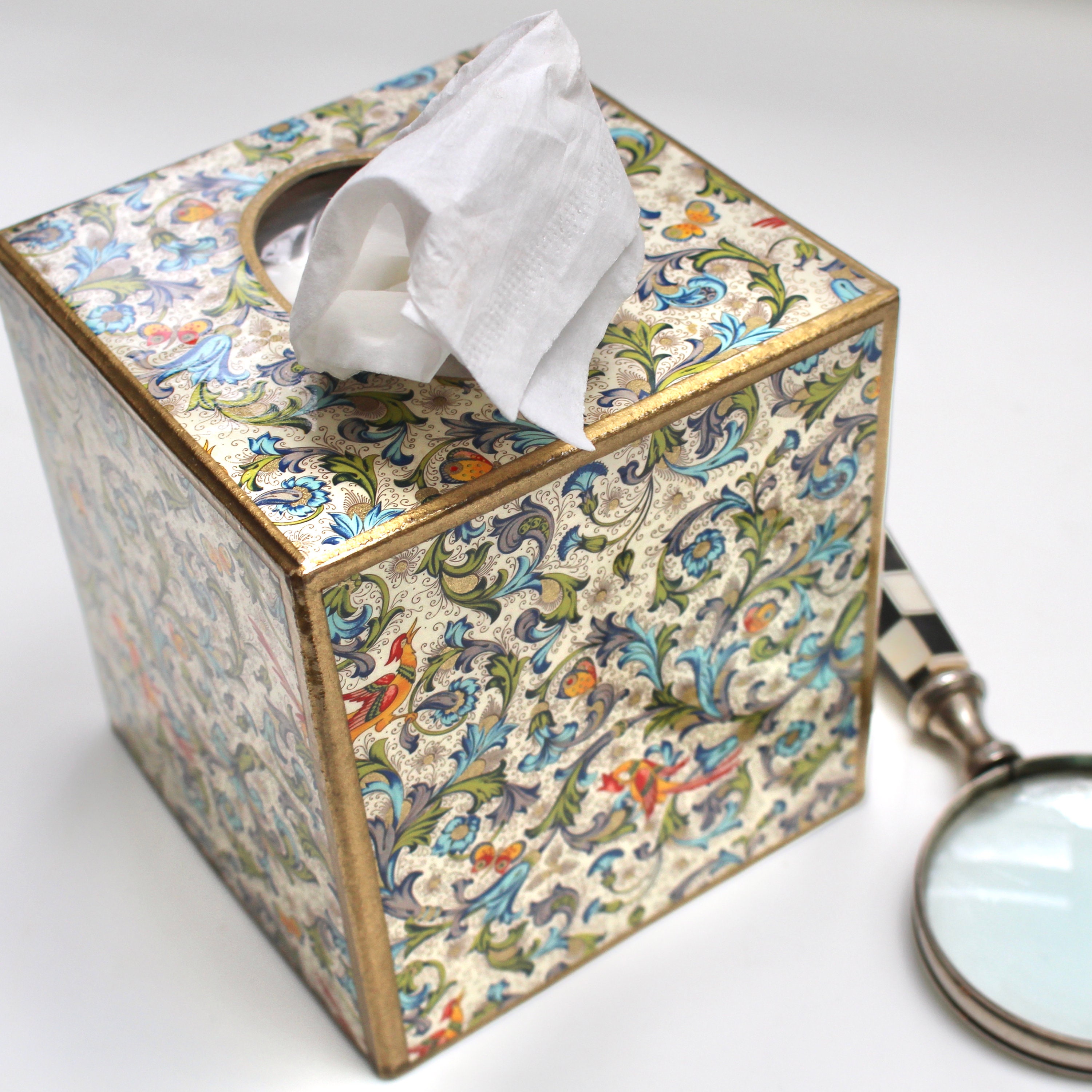 Italian Florentine Tissue Box Cover No. 2 - Etsy