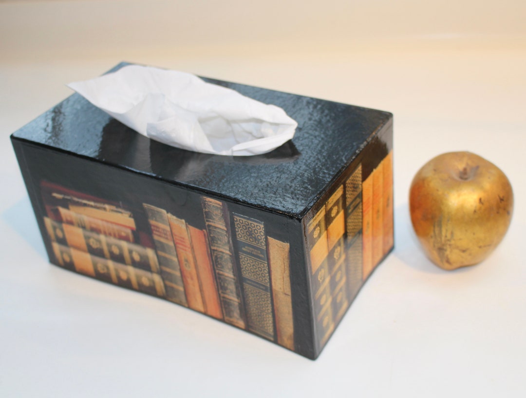 Classic Books Family-size Tissue Box - Etsy