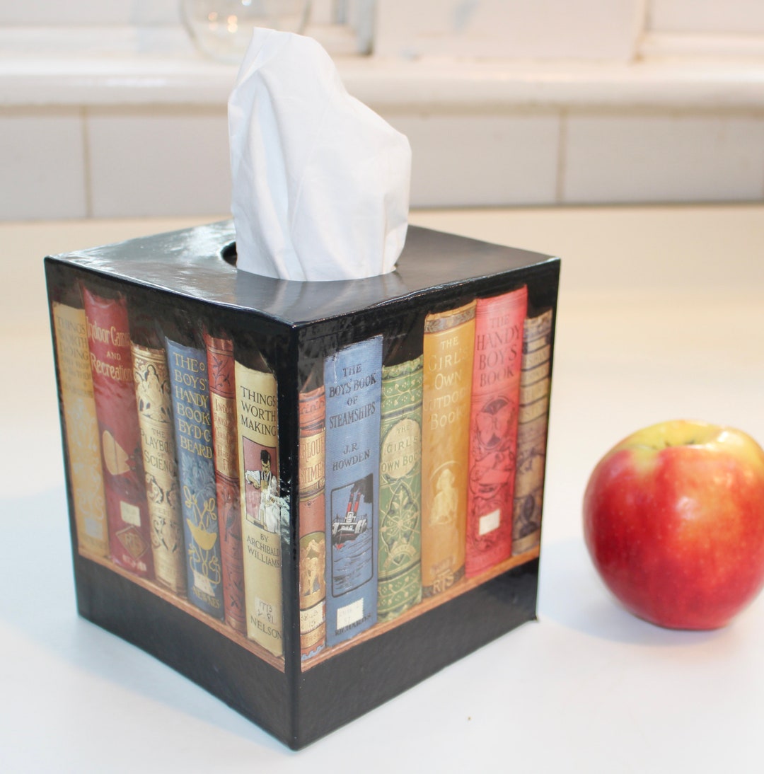 Children's Books Tissue Box Cover - Etsy