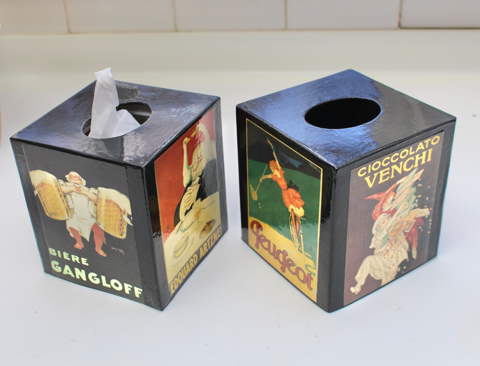 Italian Posters Tissue Box Cover - Etsy