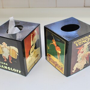 Italian Posters Tissue Box Cover - Etsy