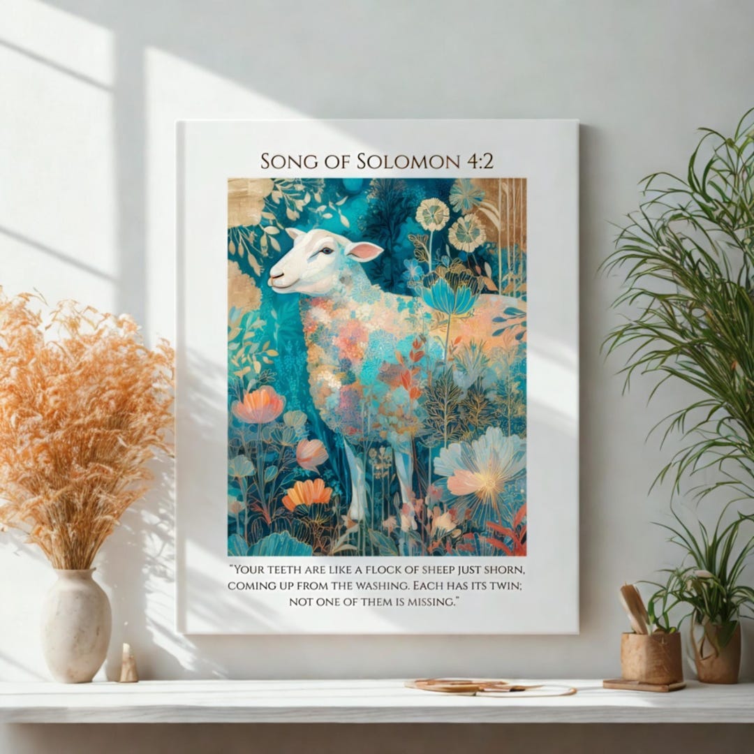 Funny Song of Solomon Bible Verse Fine Art Poster, Anniversary ...