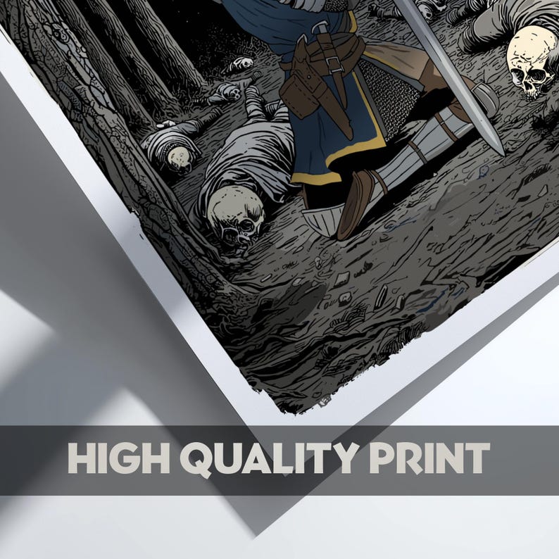 The Chosen Undead Souls Poster | Dark Fantasy Gaming Art - Etsy