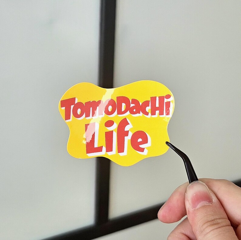 Stickers Tomodachi Life en vinyle brillant ou holographique pailleté ...