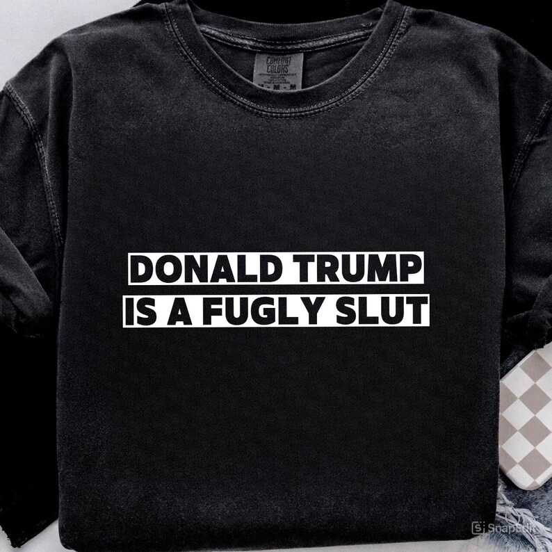 Donald Trump Fugly Slut PNG, Women’s Rights Political Sticker Digital ...