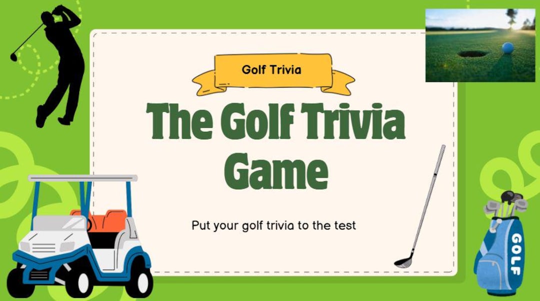 Golf Trivia Game - the Ultimate Printable Quiz | Fun for Golf Fans ...