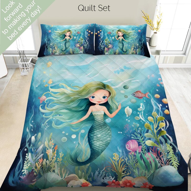 Mermaid Comforter - Etsy