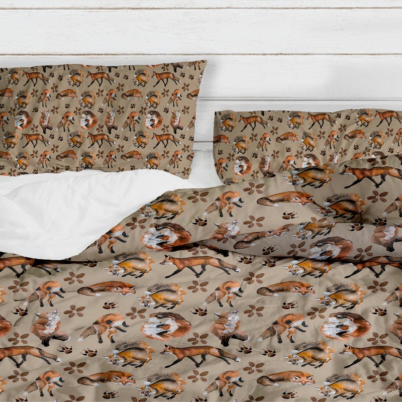 Fox Bedding - Etsy