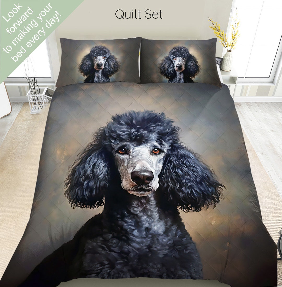 Standard Poodle Bedding Set, Duvet Set, Comforter Set or Quilt Set ...
