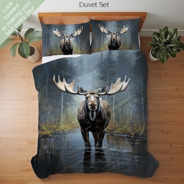 Duvet Cover Moose - Etsy