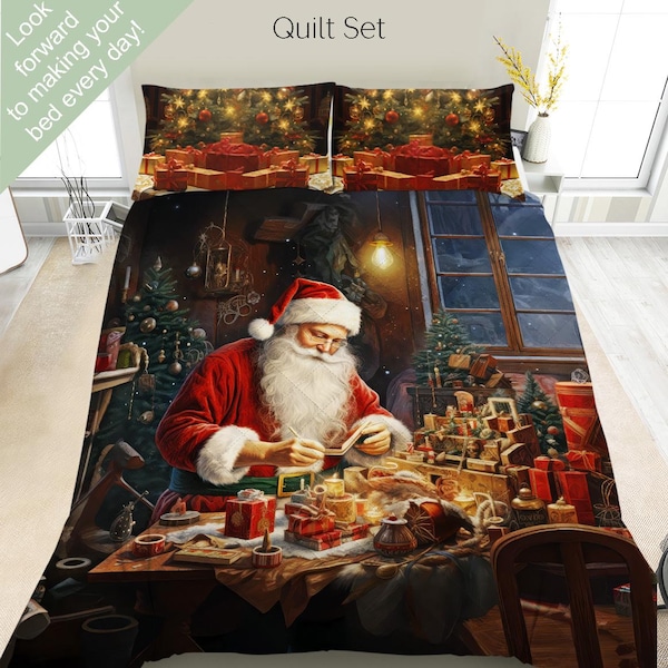 Christmas Bedding - Etsy