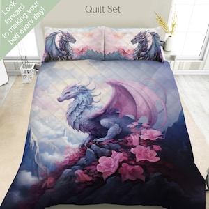 Mystical Dragon Bedding Set, Duvet Set, Comforter Set or Quilt Set ...
