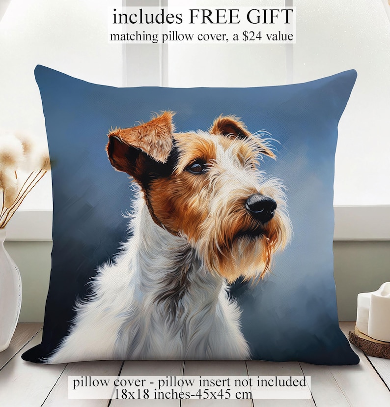 Wire Fox Terrier Bedding Set, Wire Fox Terrier Decor, Gift for Wire Fox ...