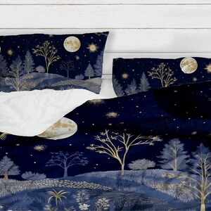 Twilight Forest Meadow Prairie Bedding Set, Duvet Set, Comforter Set or ...