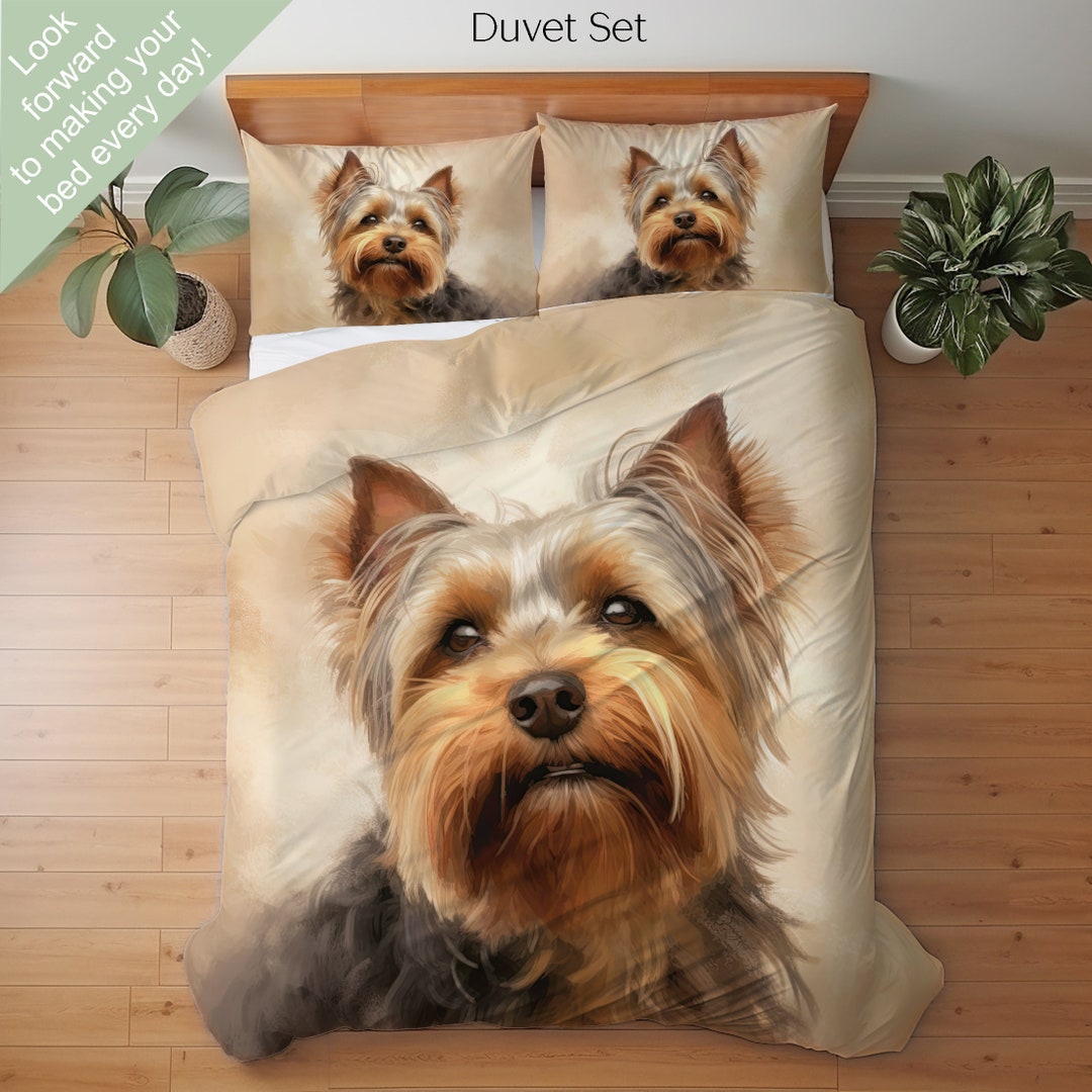Yorkshire Terrier Bedding Set, Duvet Set, Comforter Set or Quilt Set ...