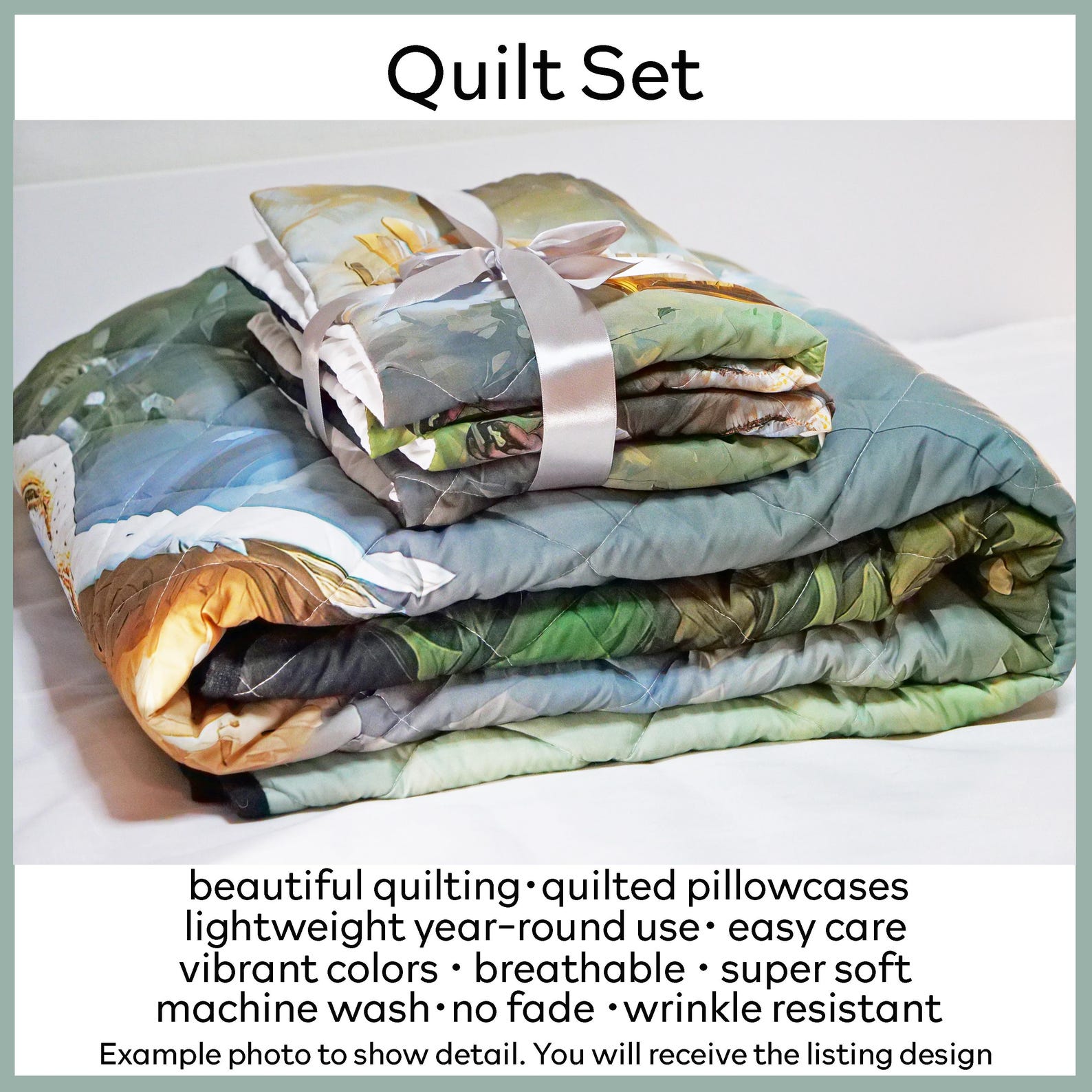 Twilight Forest Meadow Prairie Bedding Set, Duvet Set, Comforter Set or ...