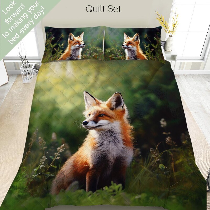 Fox Bedding - Etsy