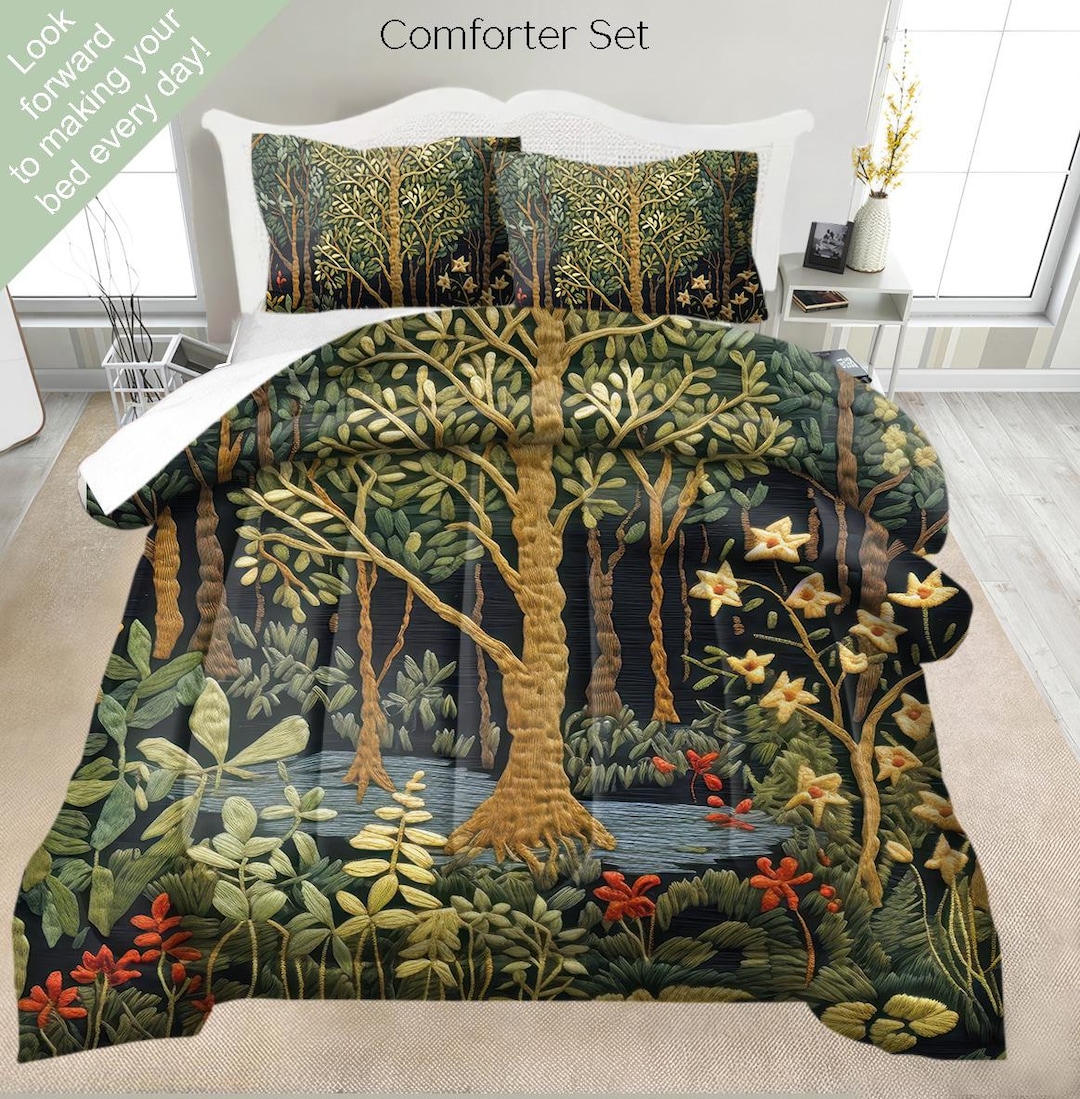 Enchanting Forest Bedding Set, Duvet Set, Comforter Set or Quilt Set ...
