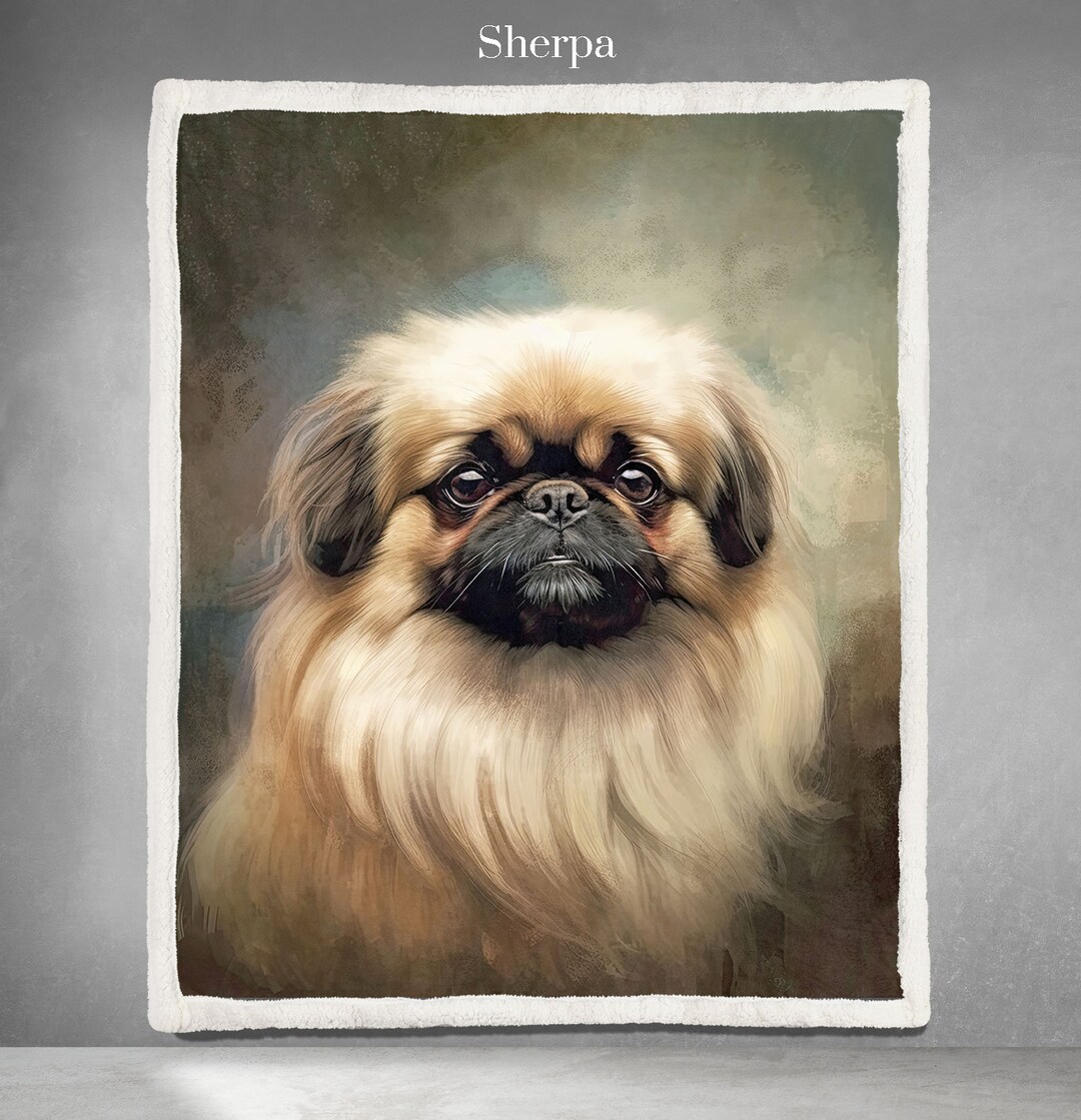 Pekingese Quilt, Blanket or Wall Hanging, Pekingese Art, Pekingese ...