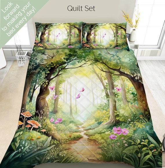 Enchanted Forest Bedding Designart Forest Enchanted Forest Pastoral