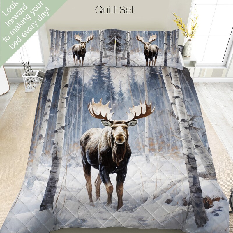 Duvet Cover Moose - Etsy