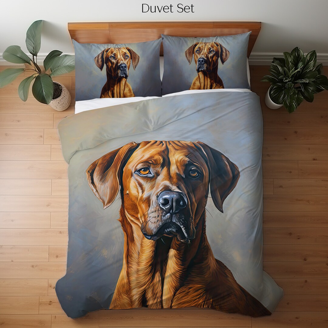 Rhodesian Ridgeback Bedding Set Duvet Set Comforter Set or Quilt Set ...