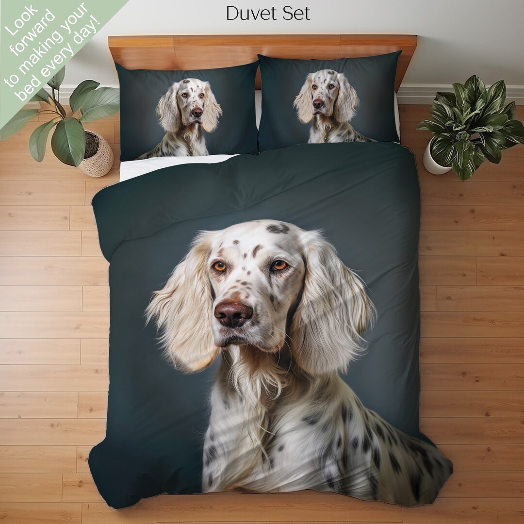 English Setter Bedding Set, Duvet Set, Comforter Set or Quilt Set ...