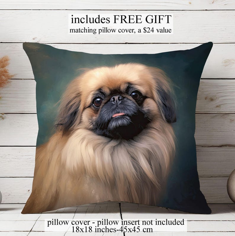 Pekingese Bedding Set, Pekingese Decor, Gift for Pekingese Lover Duvet ...