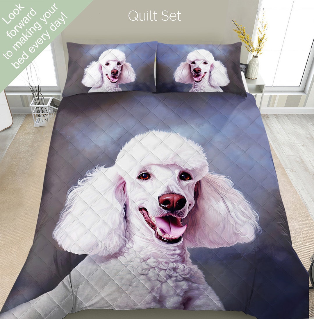 Standard Poodle Bedding Set, Duvet Set, Comforter Set or Quilt Set ...