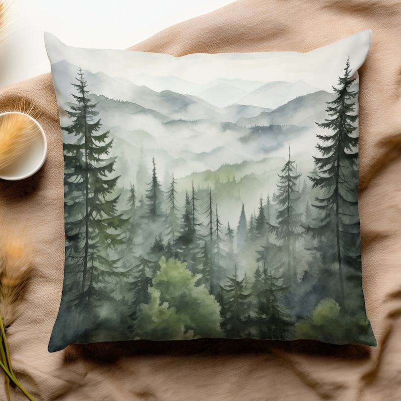 Forest Pillow - Etsy