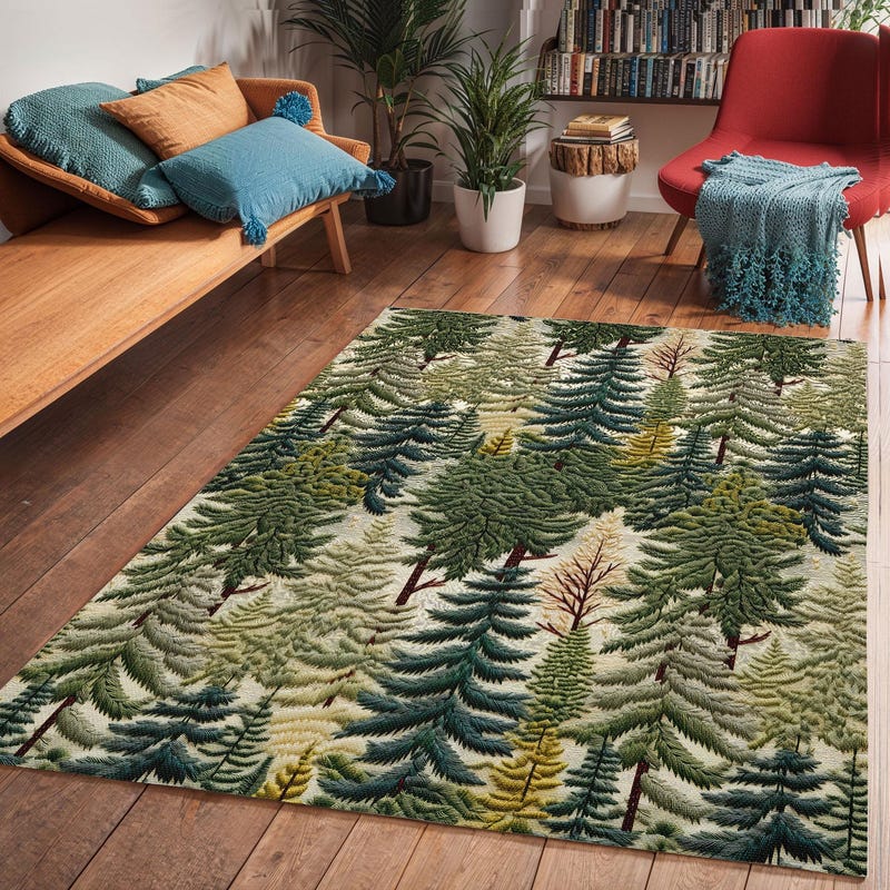 Woodland Rug - Etsy