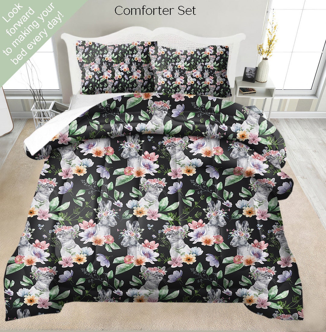 Cottagecore Cat Hare Bedding Set, Duvet Set, Comforter Set or Quilt Set ...